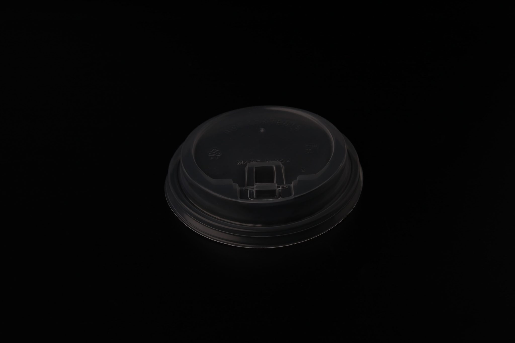 PAPER CUP LID 9 OZ WITH LOCK - شركة جاسكو للمنتجات البلاستيكية